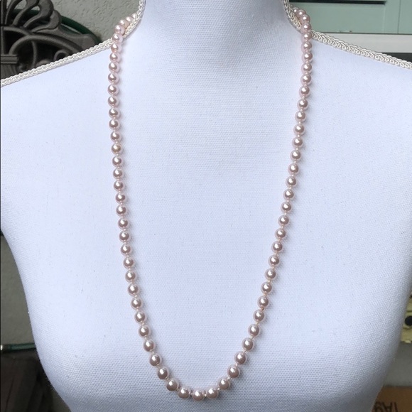 Jewelry | Reduced Faux Light Pink Pearls | Poshmark
